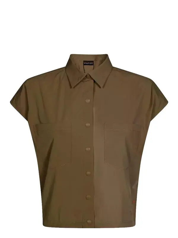 SAVE THE DUCK Pocket Collared Shirt - Green
