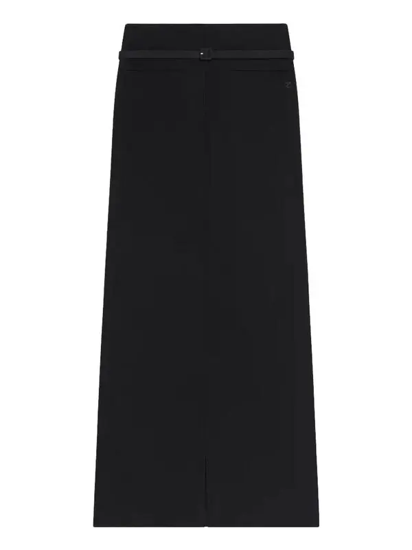 COURREGES Flap-pocket Maxi Skirt - Black