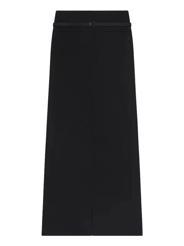 COURREGES Flap-pocket Maxi Skirt - Black