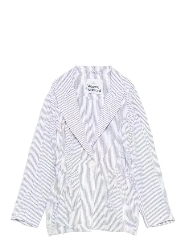 VIVIENNE WESTWOOD Striped Jacket - White