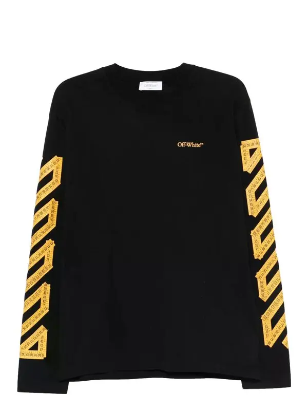 Off-White Tape Arrow Skate L/s Tee - Black