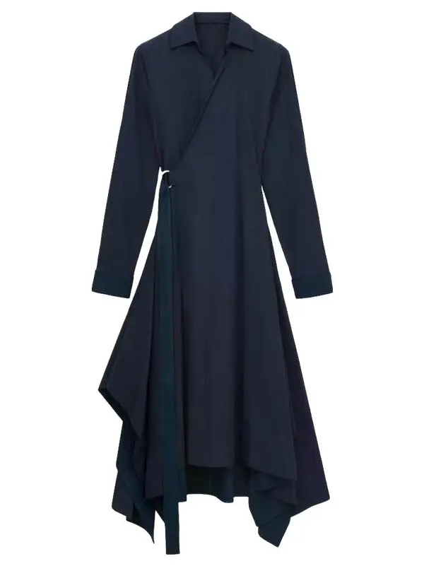 Loewe Belted Shirt Dress - Blue
