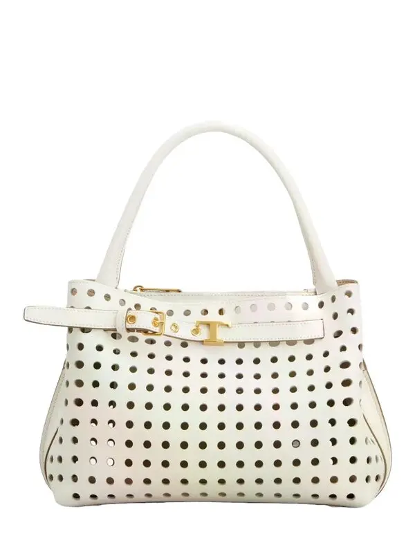 TOD'S Leather Tote Bag - White