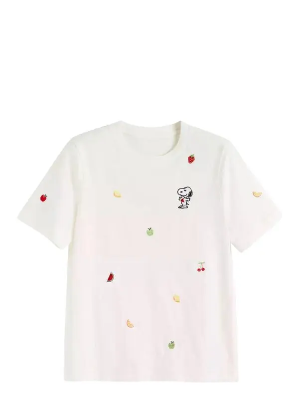 Chinti & Parker Snoopy Fruit T-shirt - White