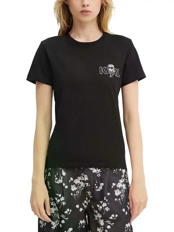 Karl Lagerfeld Logo-print T-shirt - Black