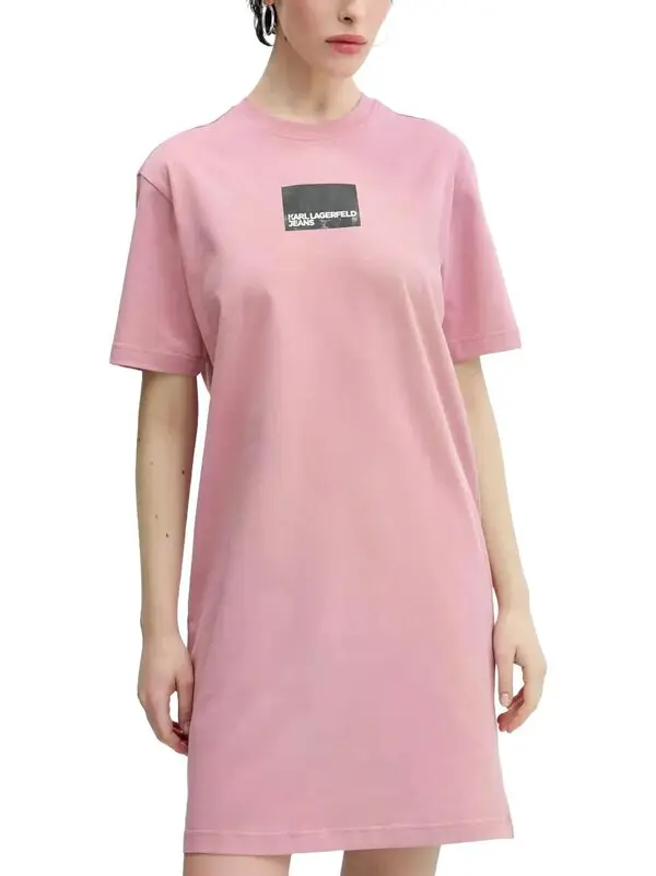 Karl Lagerfeld T-shirt Mini Dress - Pink