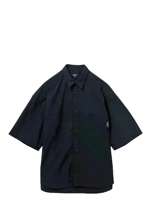 Comme Des Garçons Logo-patch Shirt - Blue
