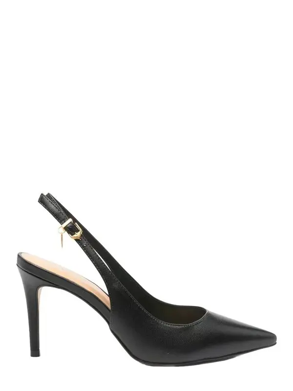 ANDREA CARRANO Point-toe Slingback Pumps - Black