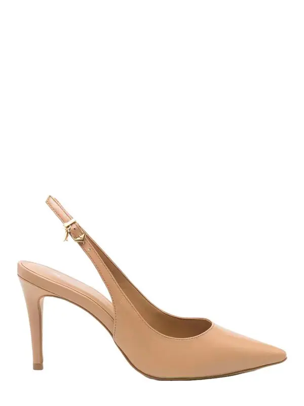 ANDREA CARRANO Slingback Pointed-toe Pumps - Neutrals