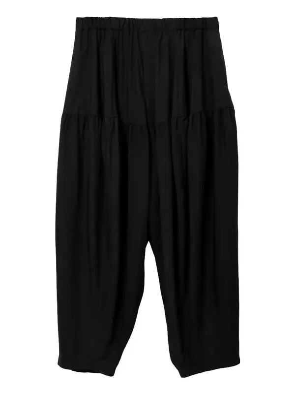 Comme Des Garçons Gathered Trousers - Black