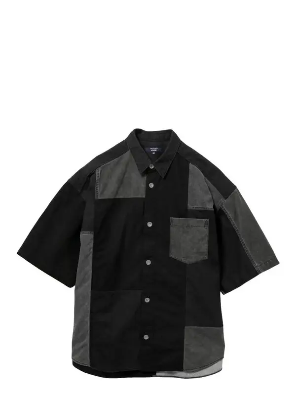 Comme Des Garçons Patchwork Shirt - Black