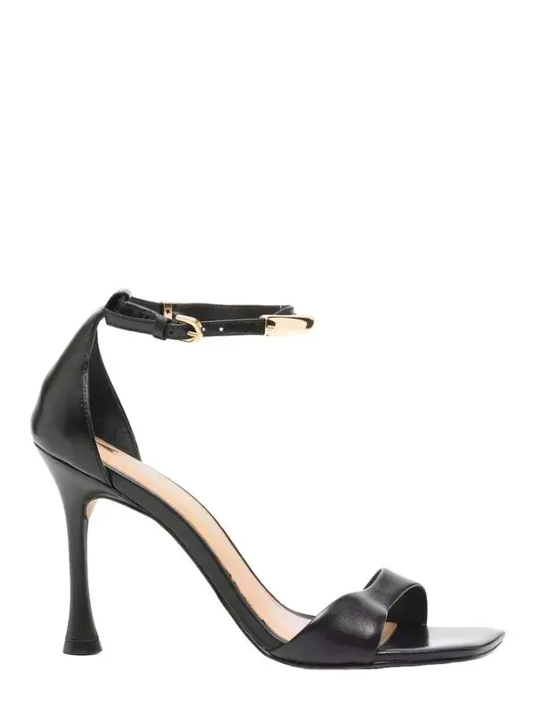 ANDREA CARRANO Buckle-strap Sandals - Black