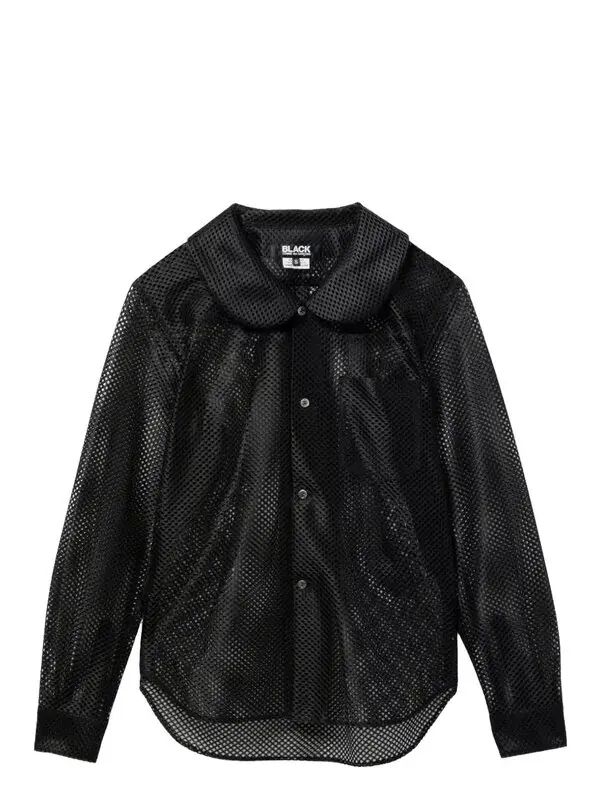 Comme Des Garçons Mesh Shirt - Black
