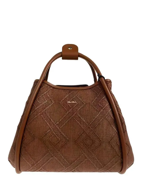 Max Mara Marine Tote Bag - Brown