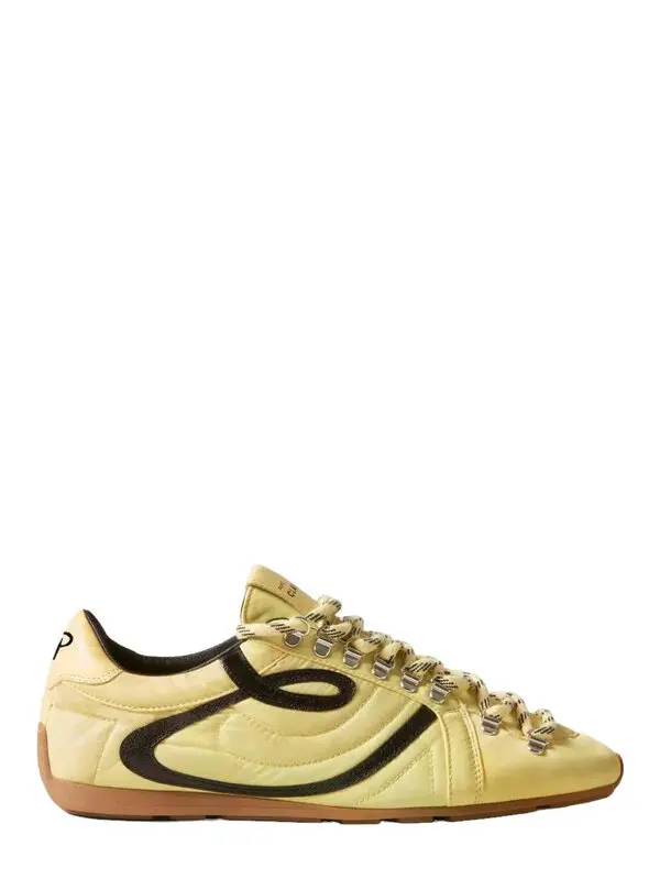 Claudie Pierlot Appliqué Detail Sneakers - Yellow