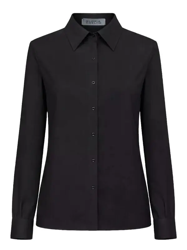 GLORIA COELHO Long Sleeve Shirt - Black
