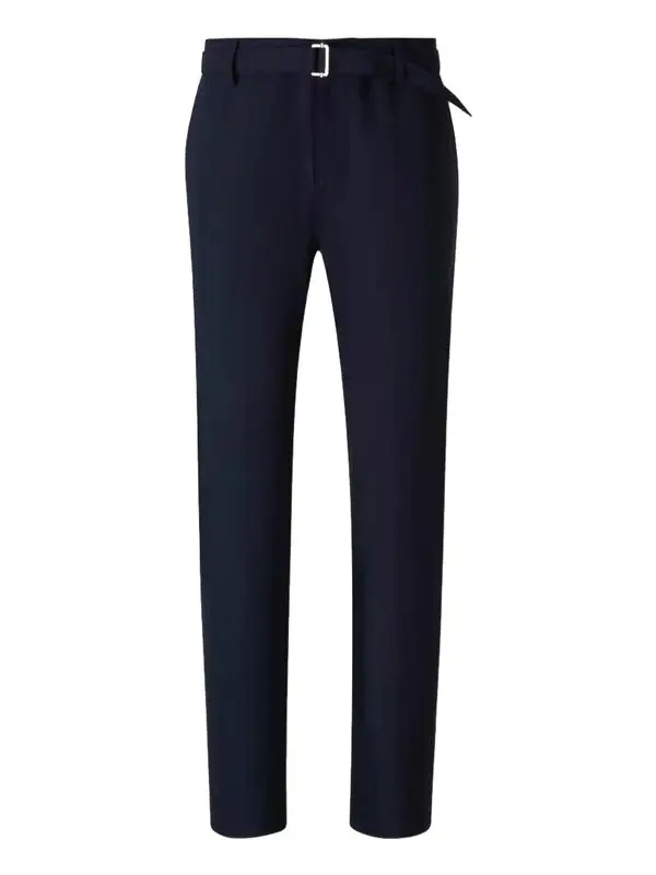 Canali Belted Trousers - Blue