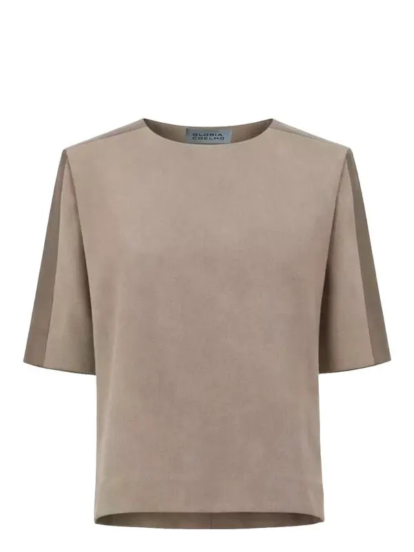 GLORIA COELHO Short-sleeve T-shirt - Neutrals
