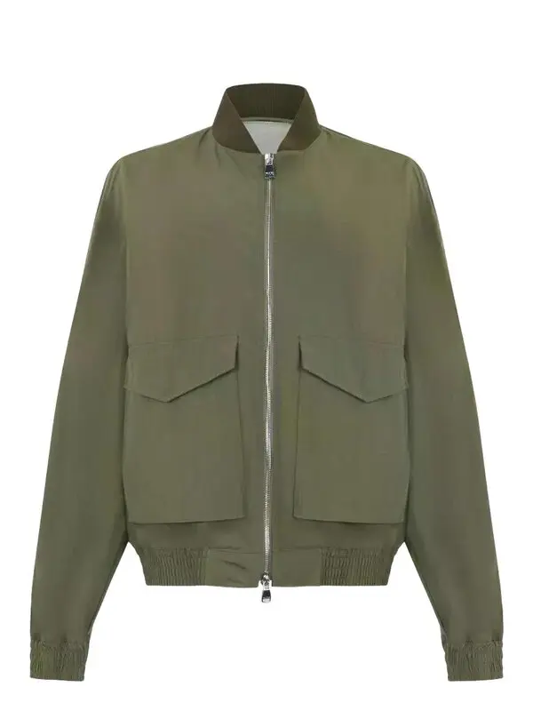 VALSTAR Baker Zip-up Bomber Jacket - Green