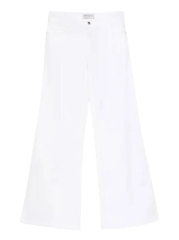 ERMANNO FIRENZE Five-pocket Flared Jeans - White