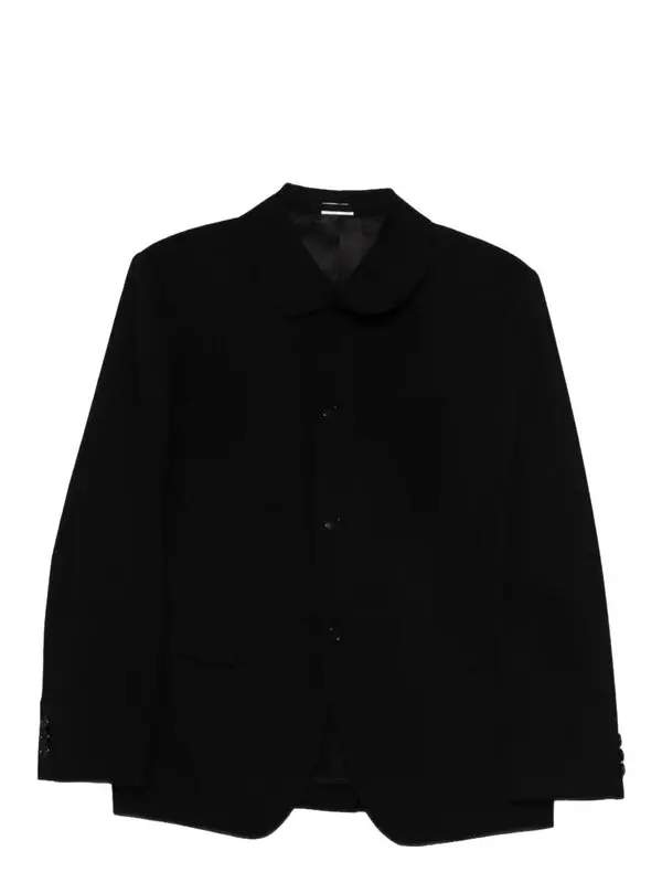 Comme Des Garçons Buttoned Jacket - Black