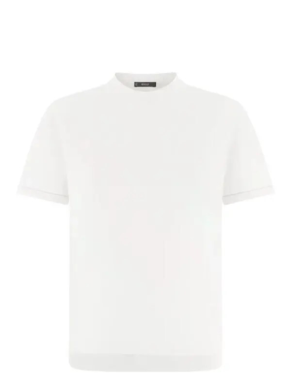 Boggi Milano Knitted T-shirt - White