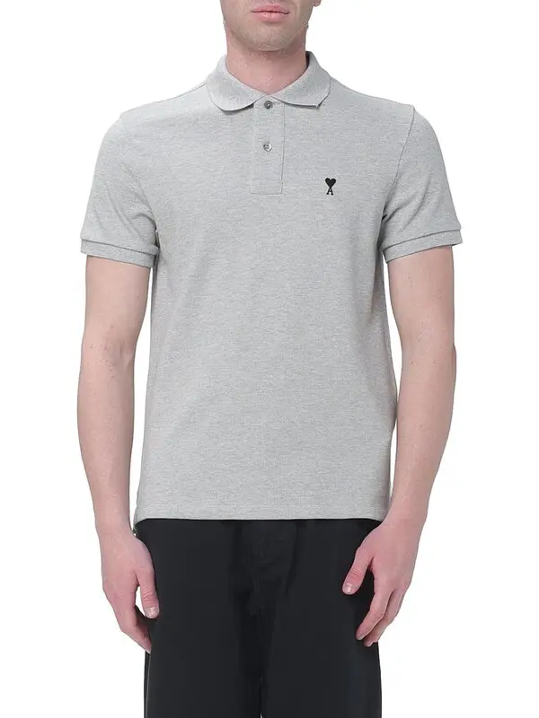 Ami Polo Shirt - Grey