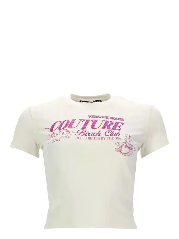 Versace Couture Beach Club T-shirt - Neutrals