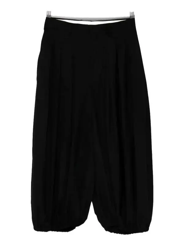 Comme Des Garçons Pleated Trousers - Black