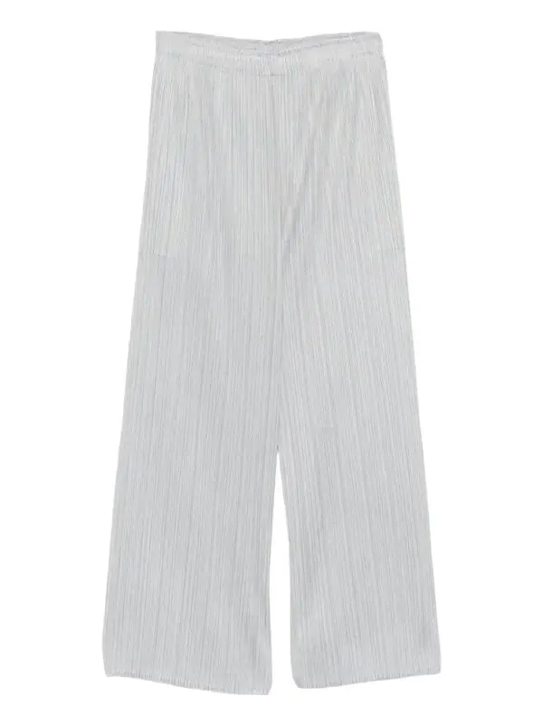Issey Miyake Pleated Trousers - Grey