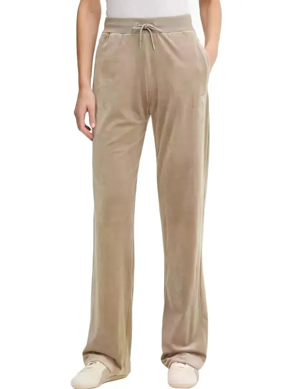 Guess Embellished Track Pants - Neutrals