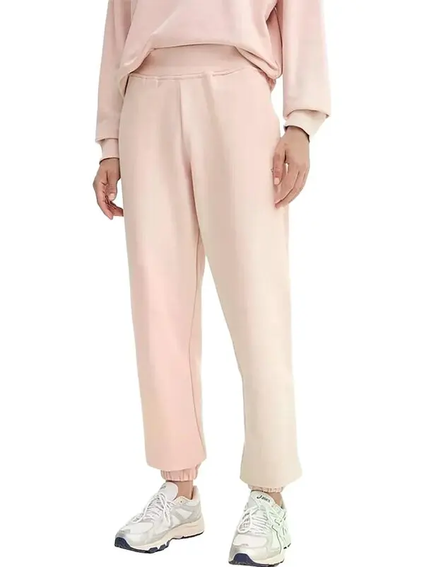 Guess Embellished Cropped Track Pants - Pink