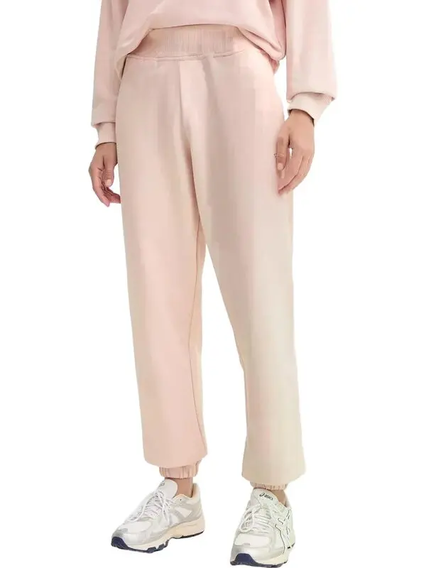 Guess Elasticated-waistband Track Pants - Pink