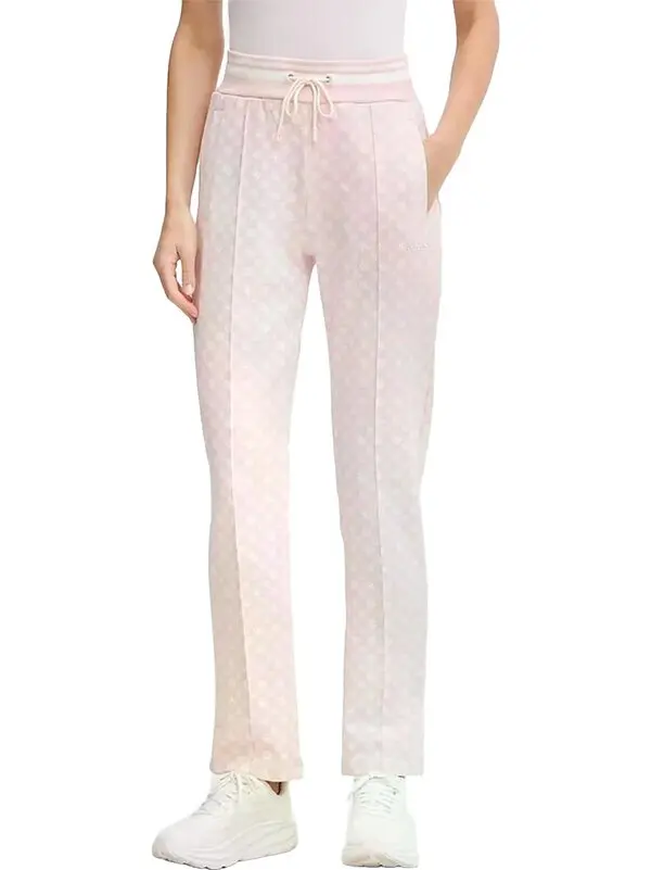 Guess Logo-patterned Track Pants - Pink