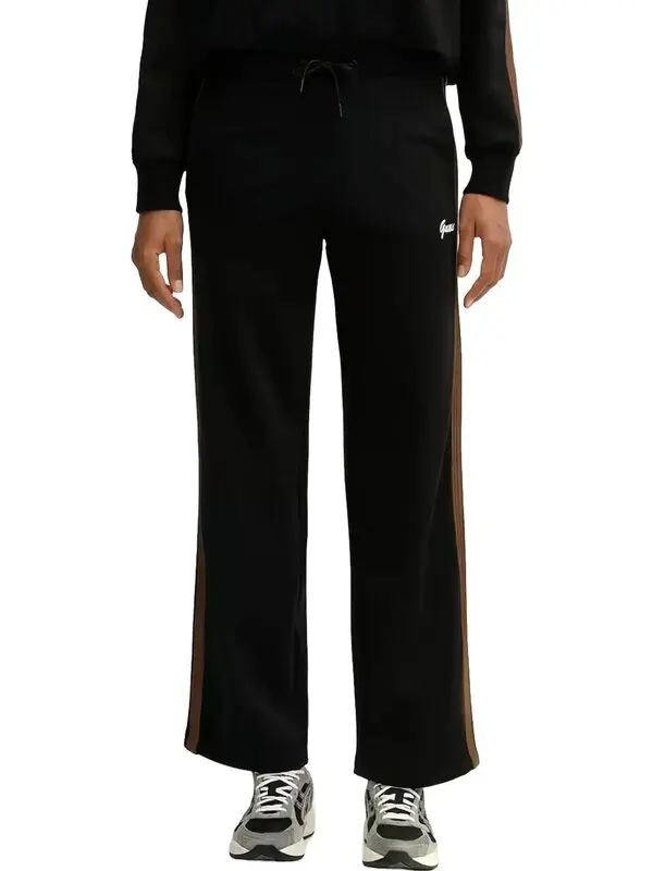 Guess Fabia Striped Track Pants - Black