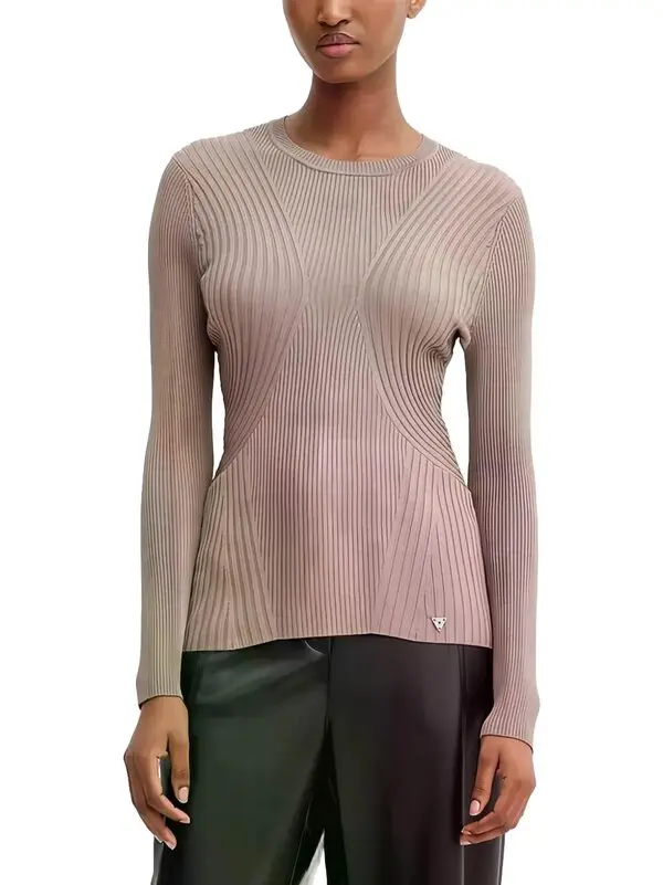 Guess Hanna Ribbed Sweater - Neutrals
