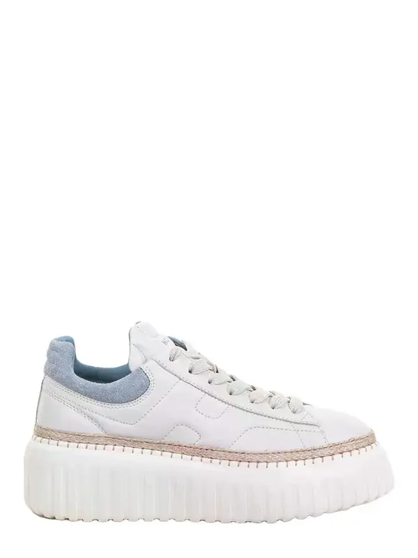 Hogan H-stripes Platform Sneakers - White
