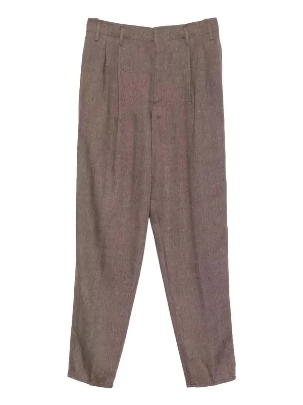 Brunello Cucinelli Pleated Trousers - Brown