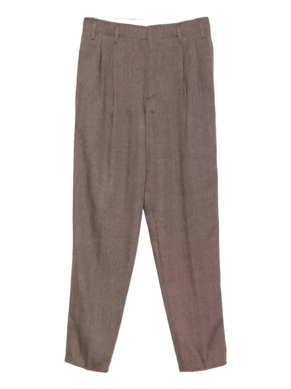 Brunello Cucinelli Pleated Trousers - Brown