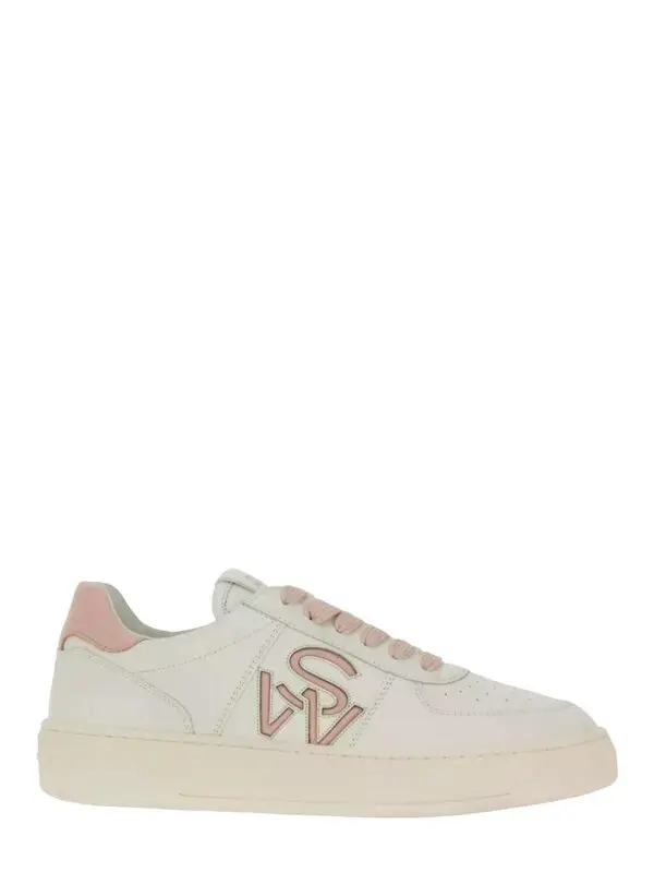 STUART WEITZMAN Panelled Sneakers - White