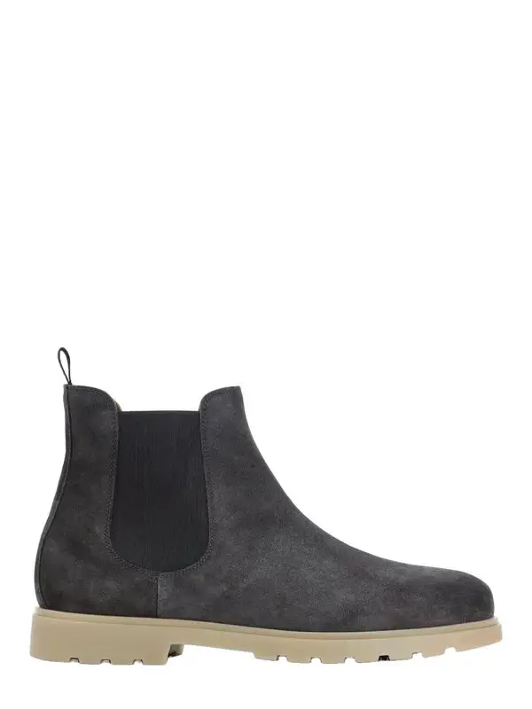 Kiton Lug-sole Ankle Boots - Brown