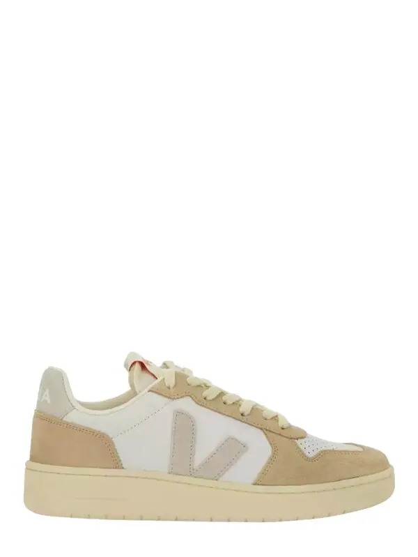 VEJA V-82 Aegean Perforated Sneakers - Neutrals