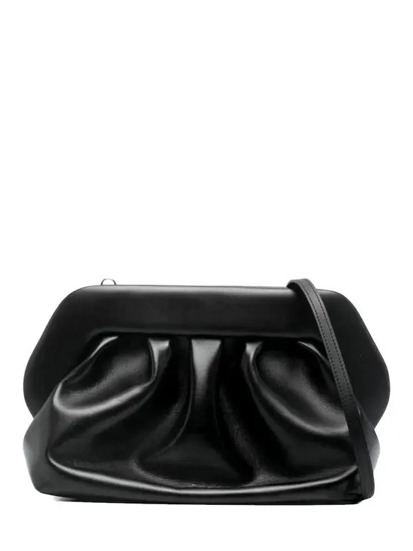 THEMOIRE Tia Gathered Clutch - Black