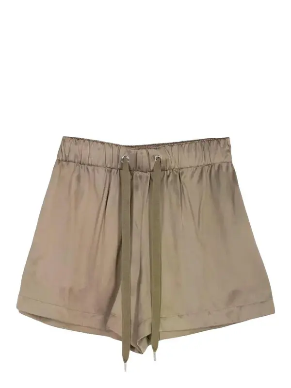 SA SU PHI Valentina Drawstring Shorts - Neutrals