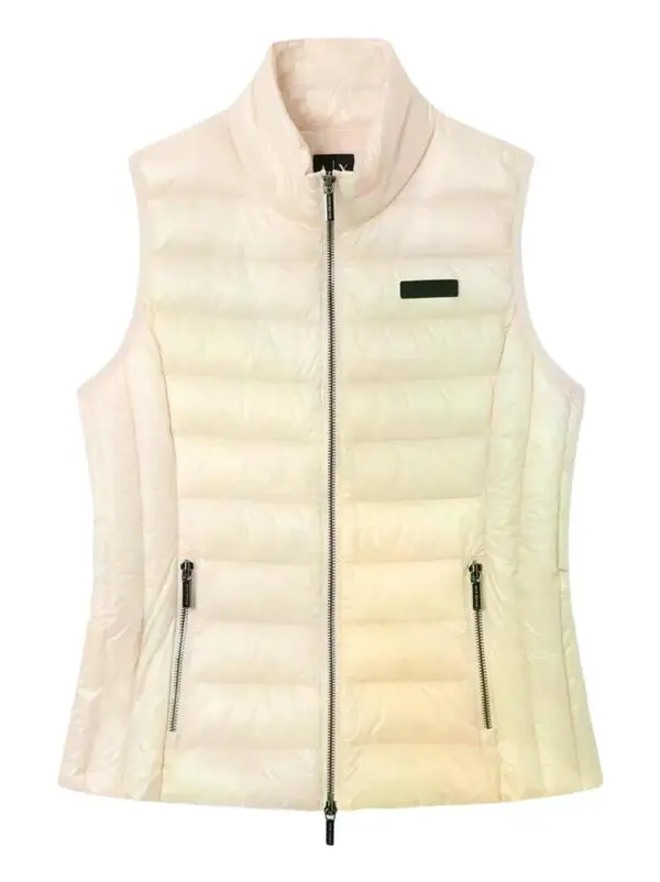 Armani Exchange Logo-patch Gilet - Pink