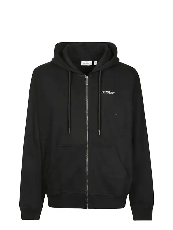 Off-White Arrow-print Hoodie - Black