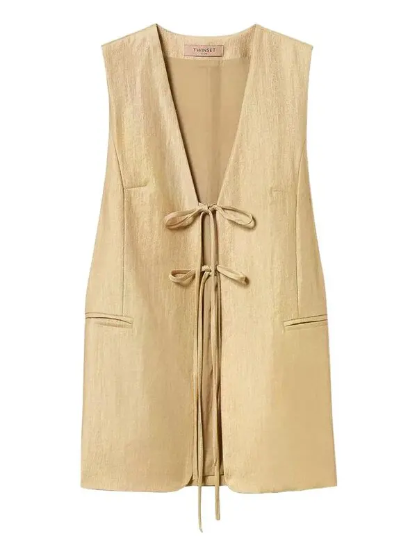 TWINSET V-neck Blazer - Neutrals