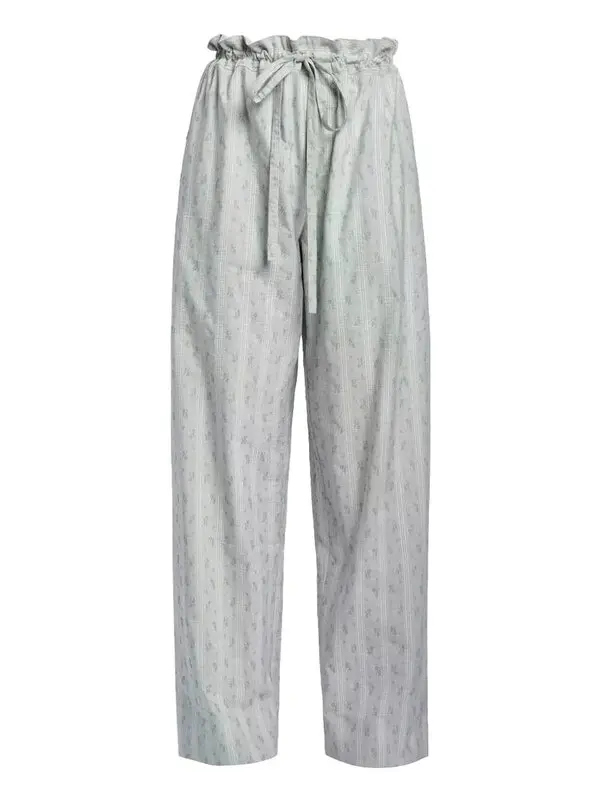Erdem Floral-print Trousers - Grey