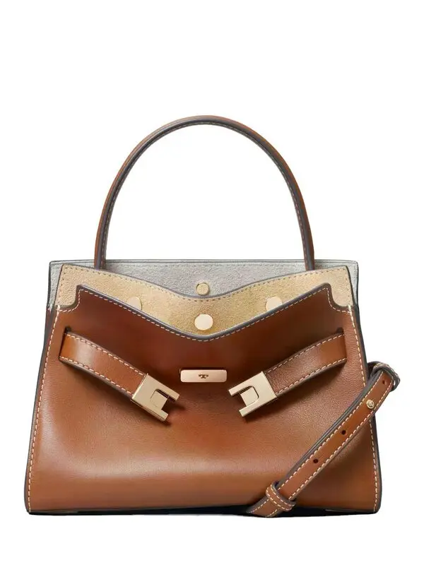 Tory Burch Petite Lee Radziwill Double Bag - Brown