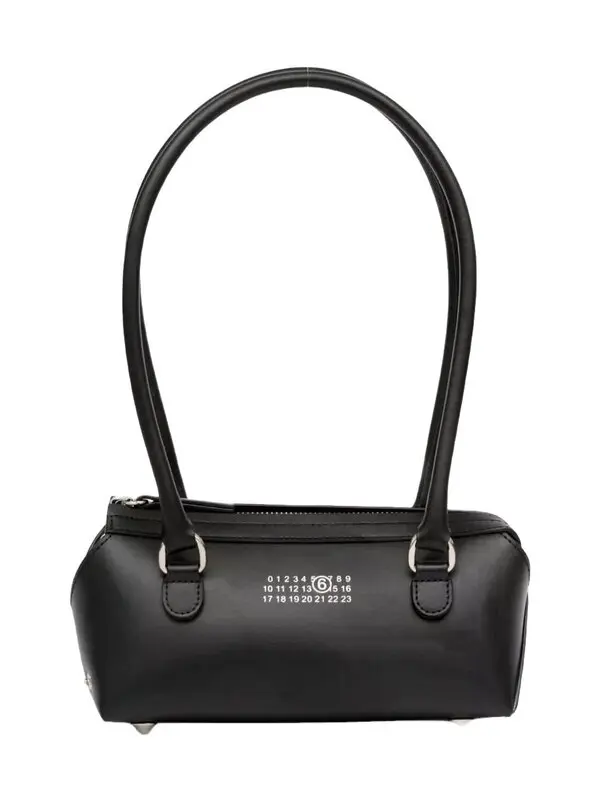 MAISON MARGIELA Mini Bauletto J Logo Shoulder Bag - Black